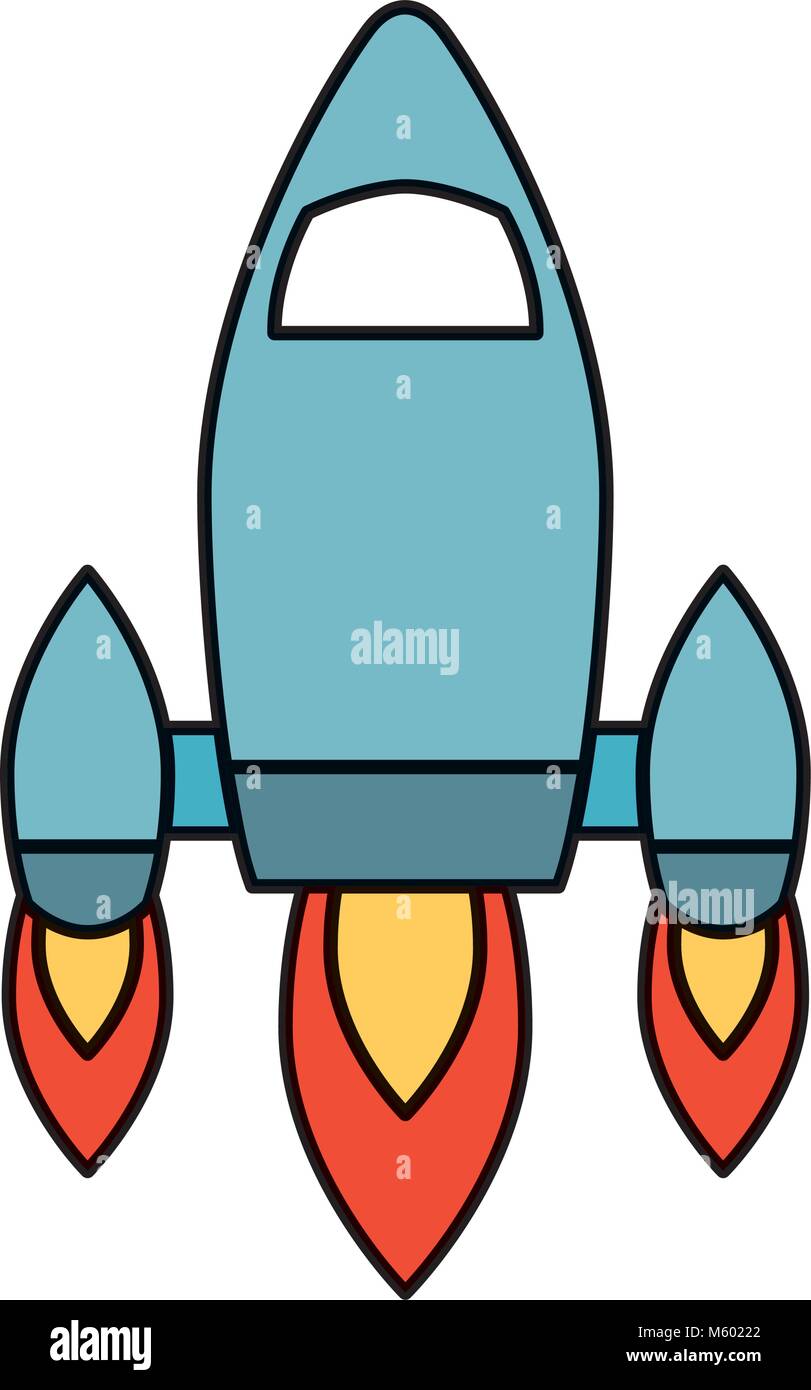 video game retro rocket launch style Stock Vector Image & Art - Alamy