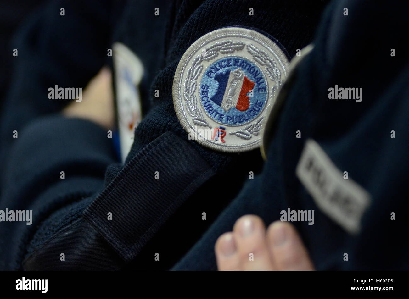 French police badge hi-res stock photography and images - Alamy