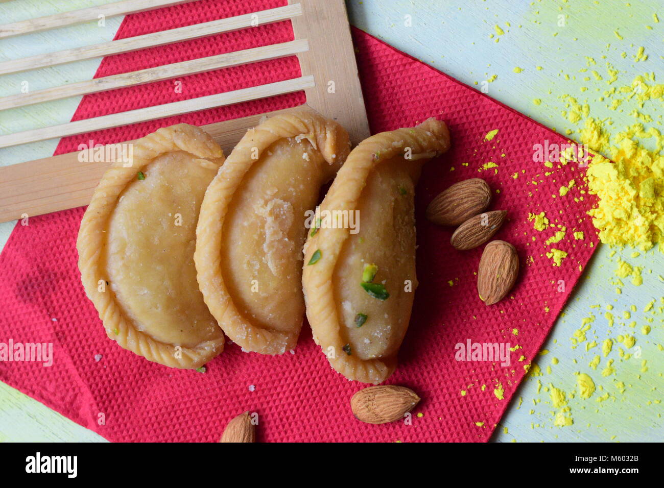 Holi festival sweets hi-res stock photography and images - Alamy
