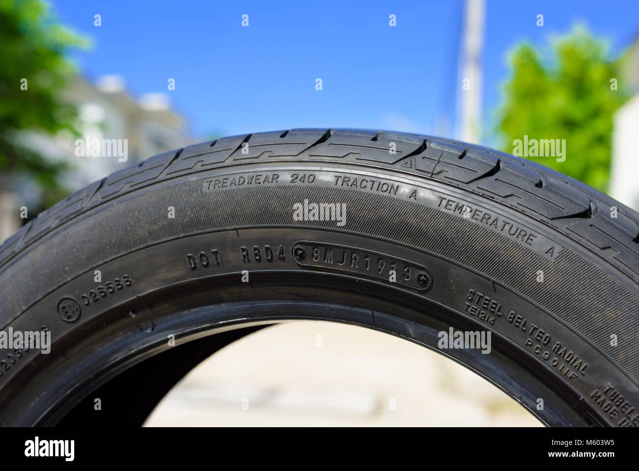 Tire sidewall hi-res stock photography and images - Alamy
