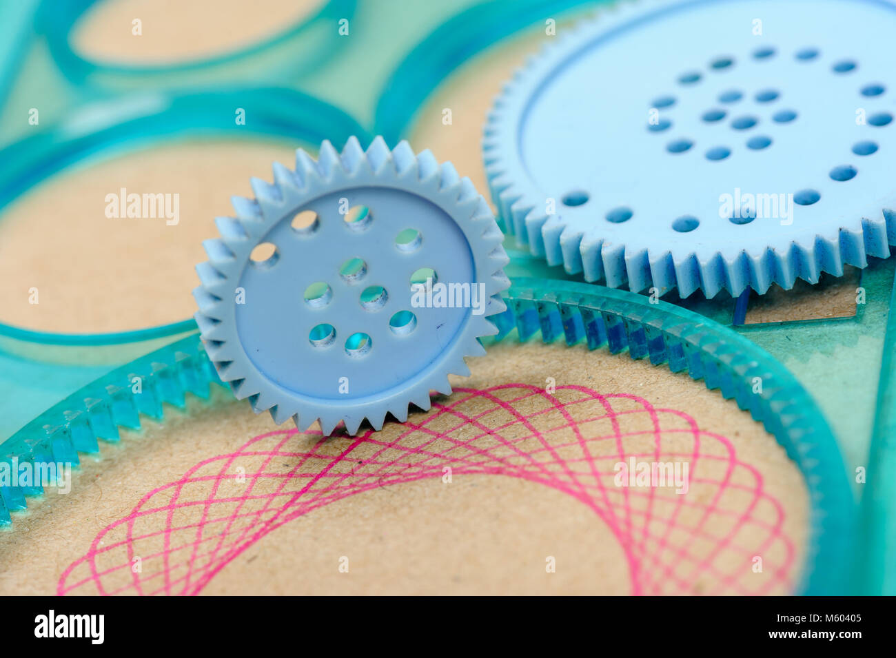Spirograph gear hi-res stock photography and images - Alamy