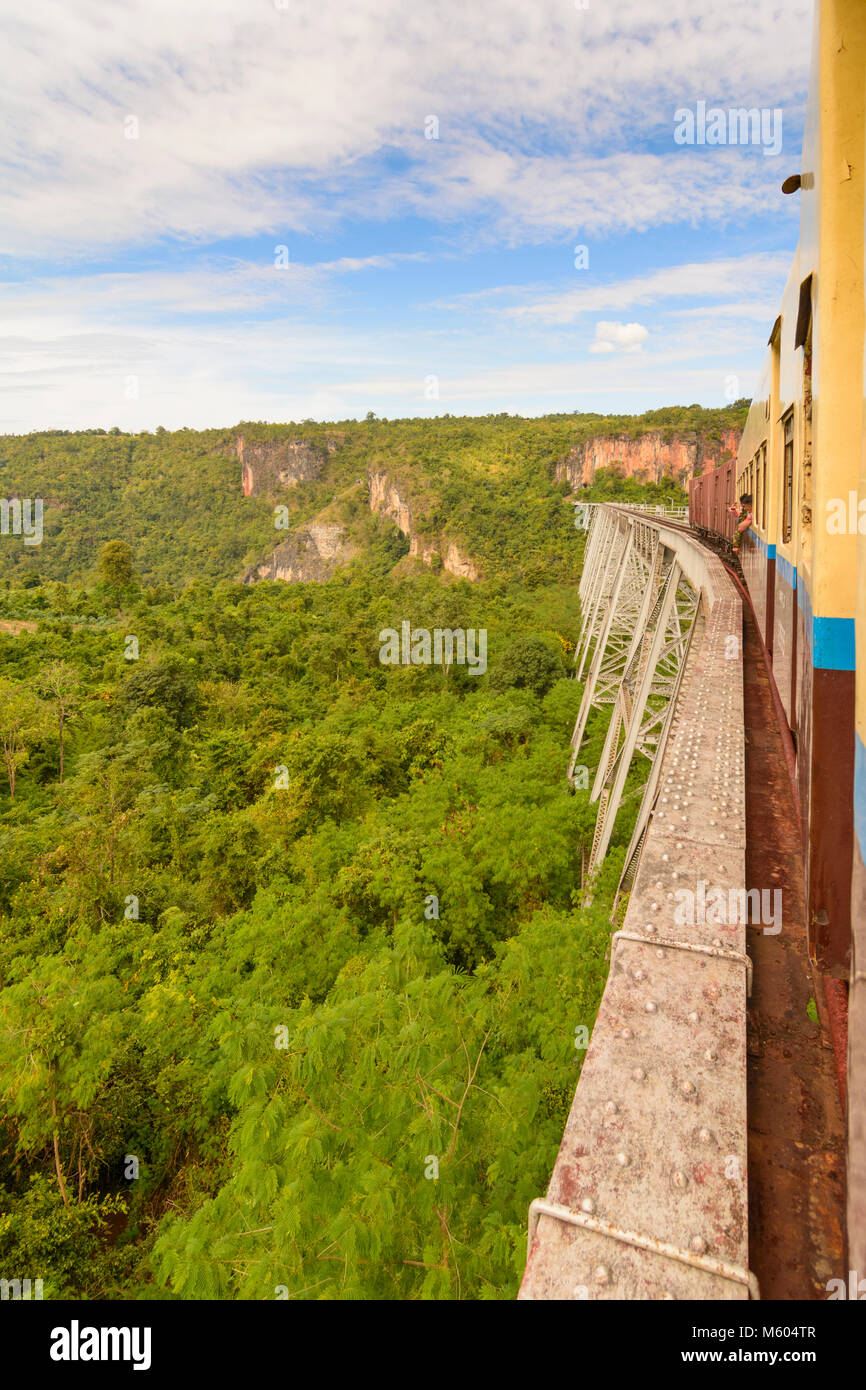 Goteik viaduct hi-res stock photography and images - Alamy