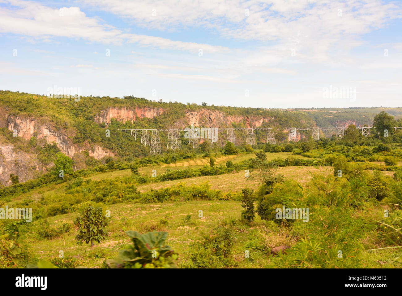 The goteik viaduct hi-res stock photography and images - Alamy