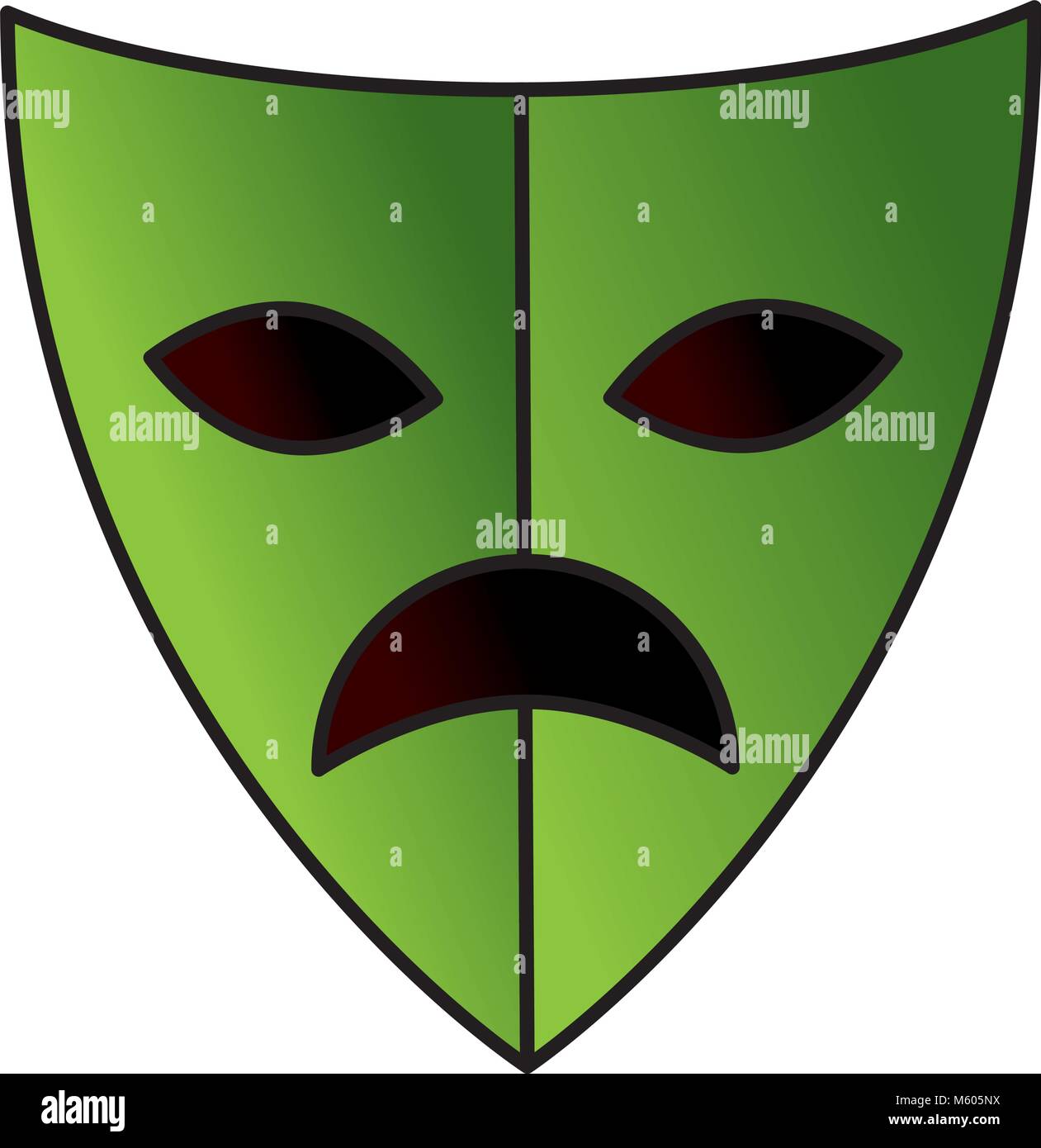 theater mask isolated icon Stock Vector Image & Art - Alamy