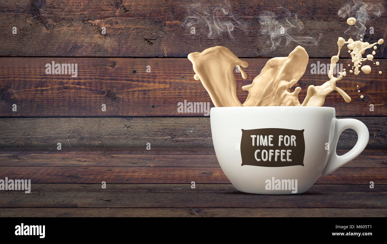 Time For Coffee Stock Photo - Alamy