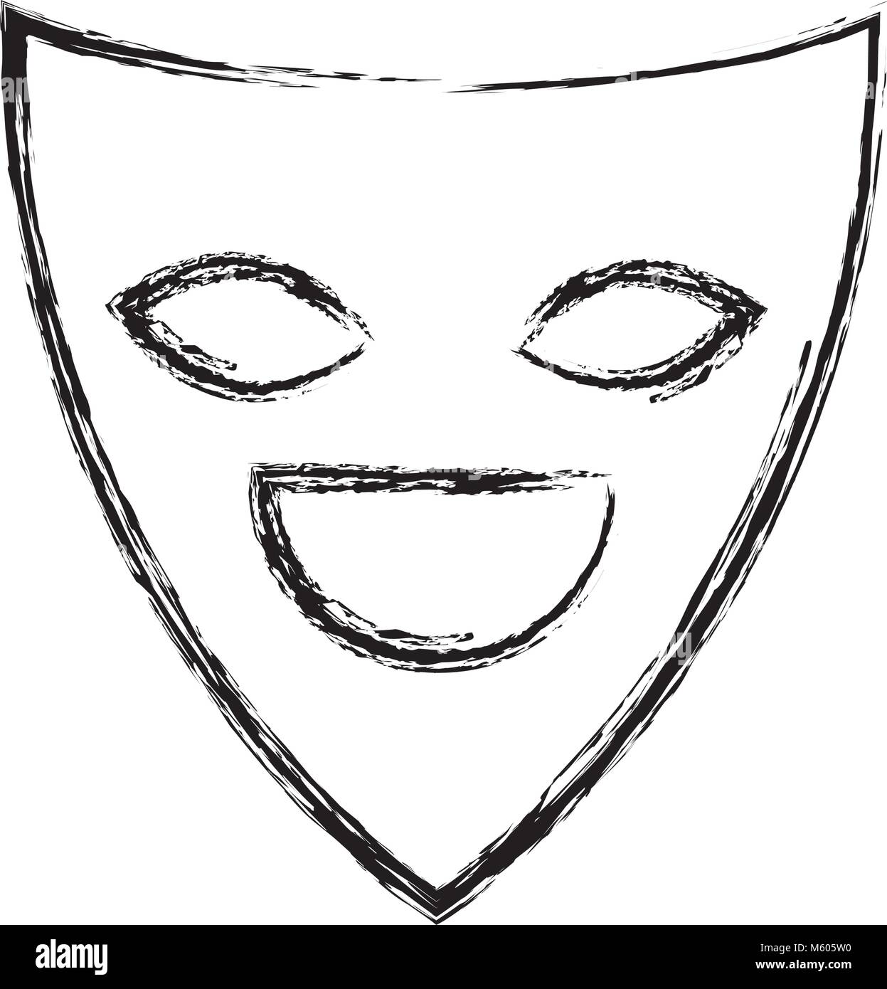 Greek play mask Stock Vector Images - Alamy