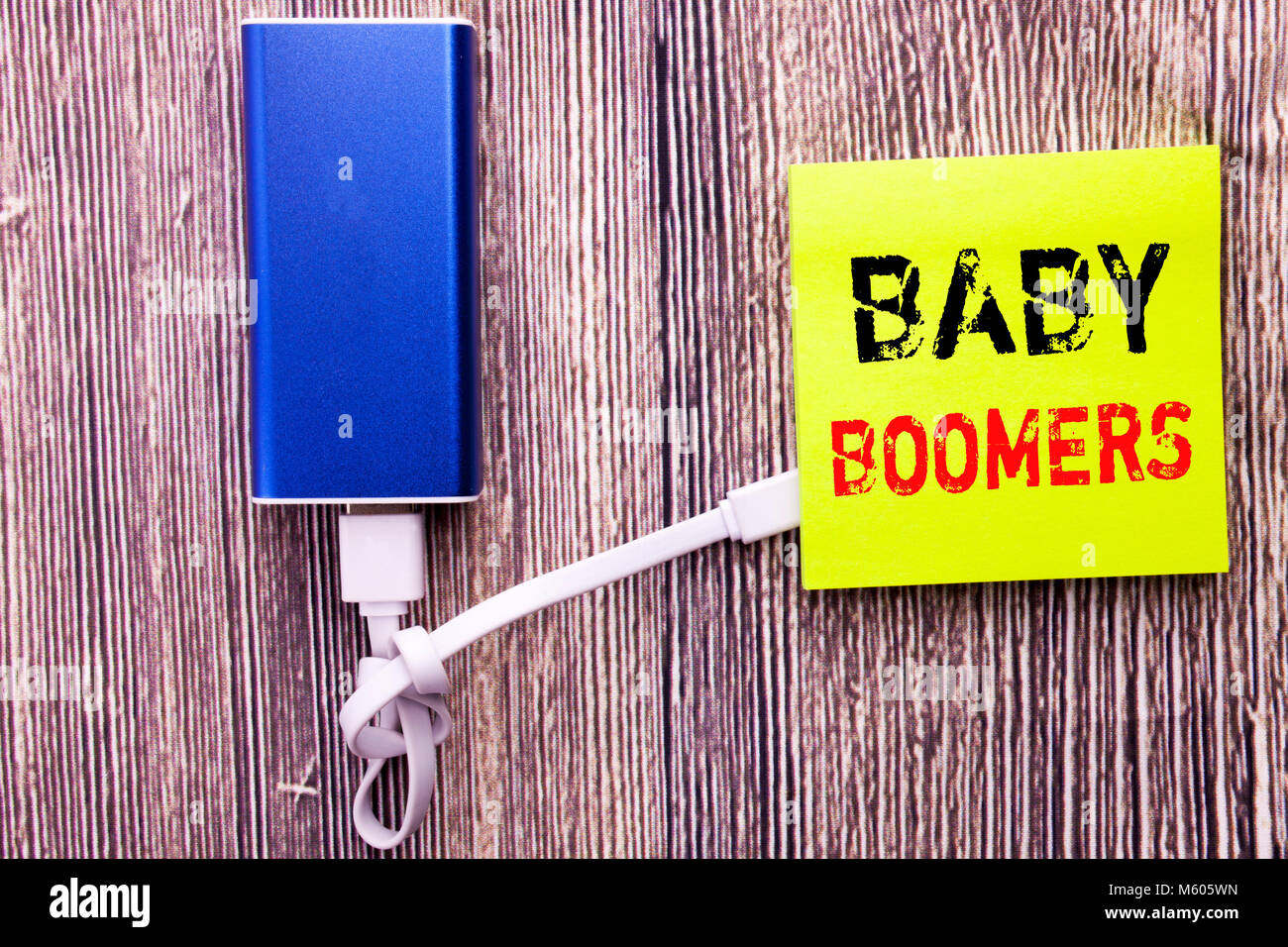 Handwriting Announcement text showing Baby Boomers. Business concept ...