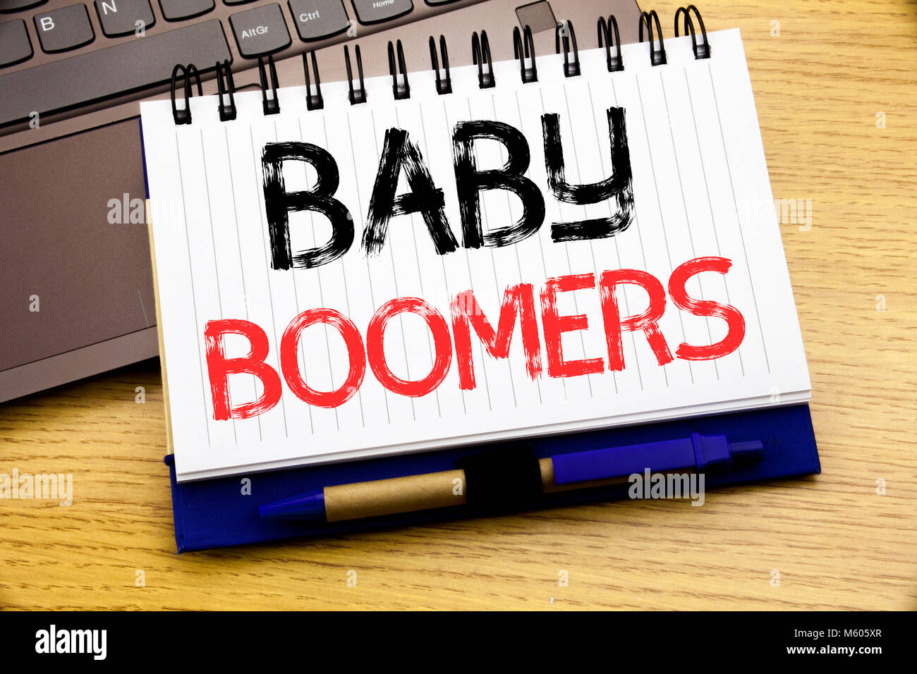 Word, writing Baby Boomers. Business concept for Demographic Generation ...