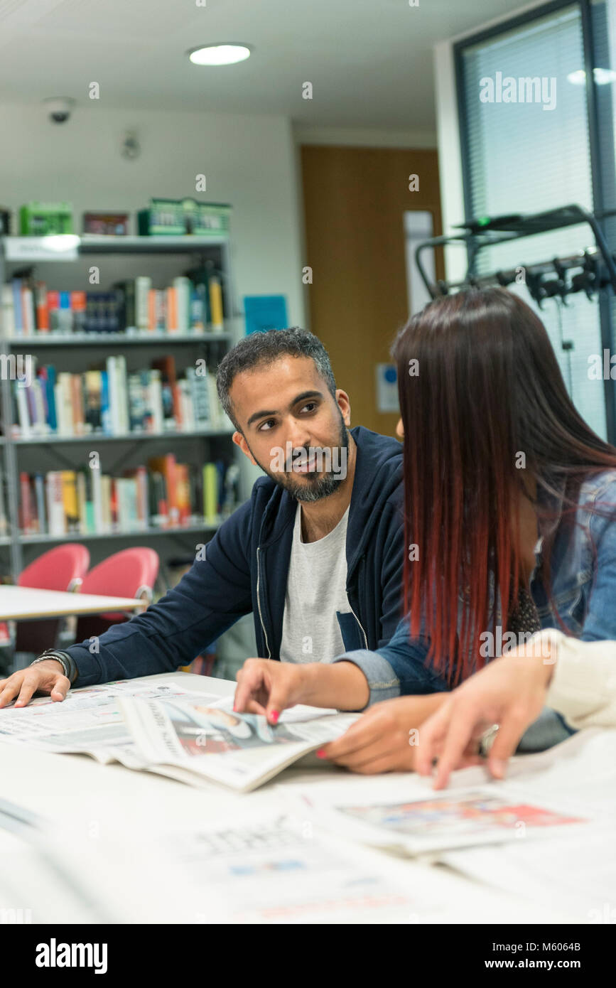 real overseas students learn english at college in the classroom and ...