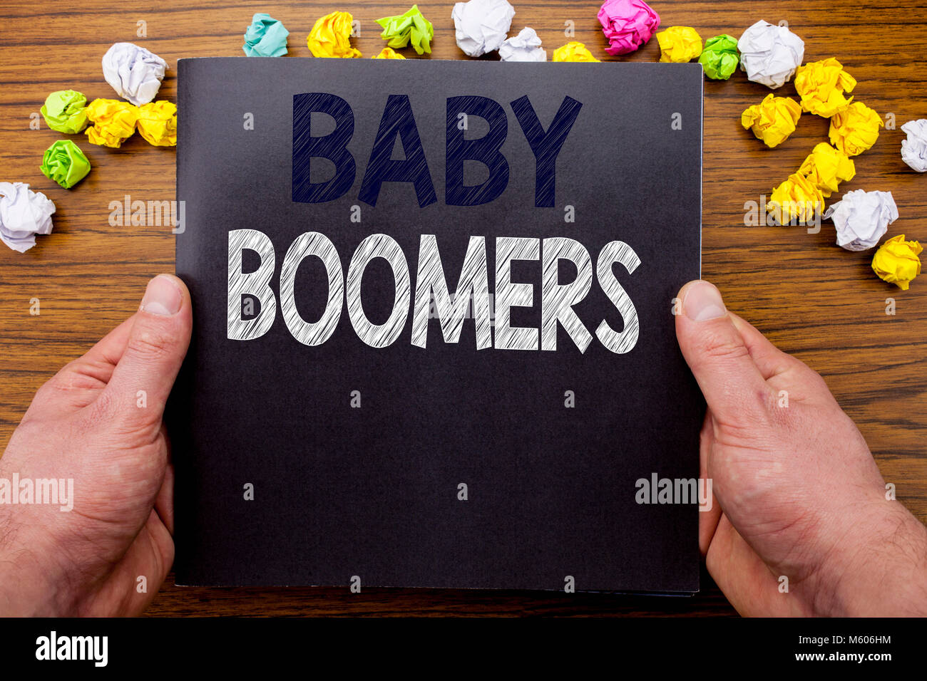 Word, writing Baby Boomers. Business concept for Demographic Generation ...