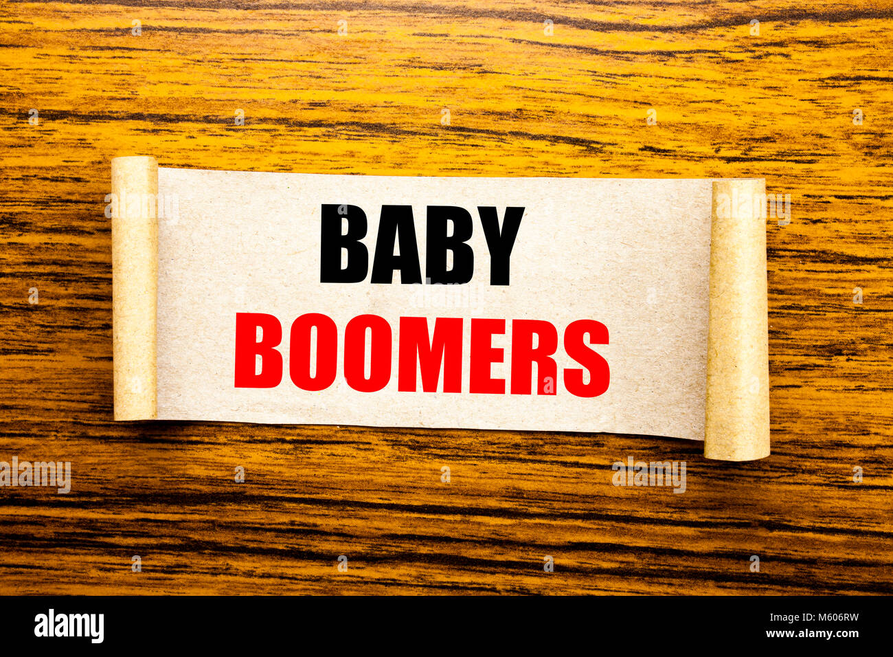 Hand writing text caption inspiration showing Baby Boomers. Business ...