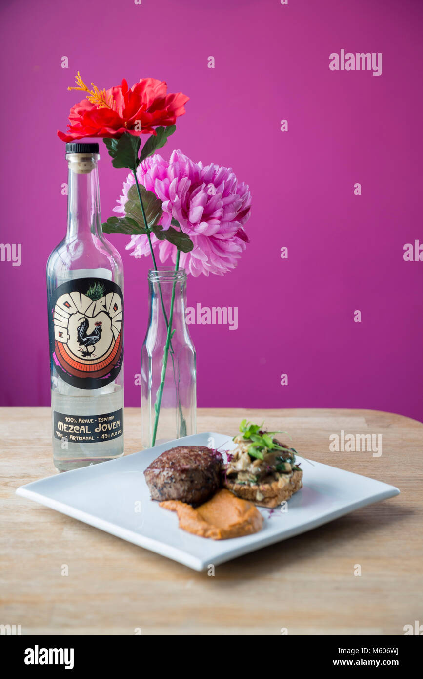 the head chef at a specialist restaurant cooks some amazing food in the ...