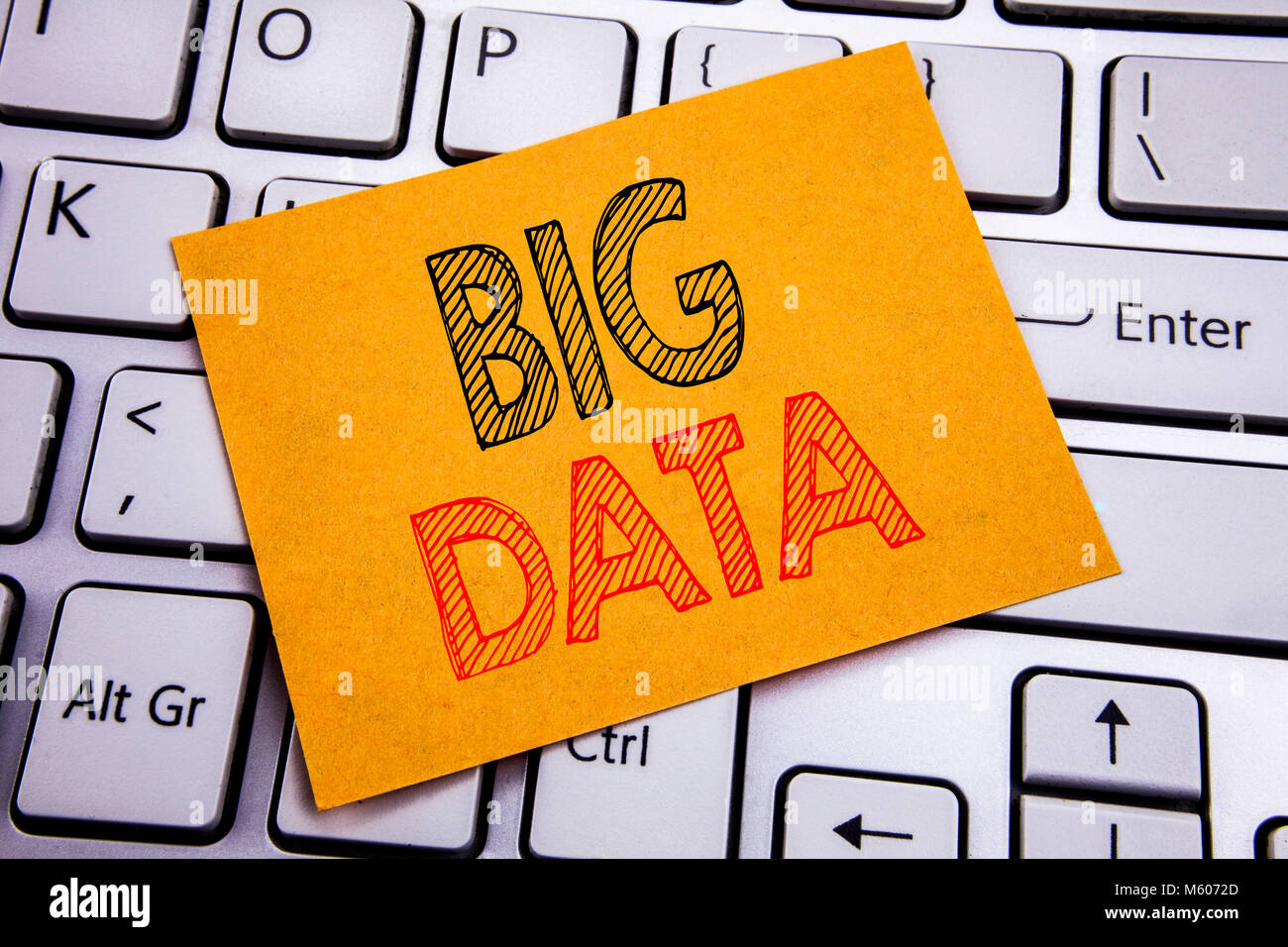 Conceptual hand writing text caption inspiration showing Big Data ...