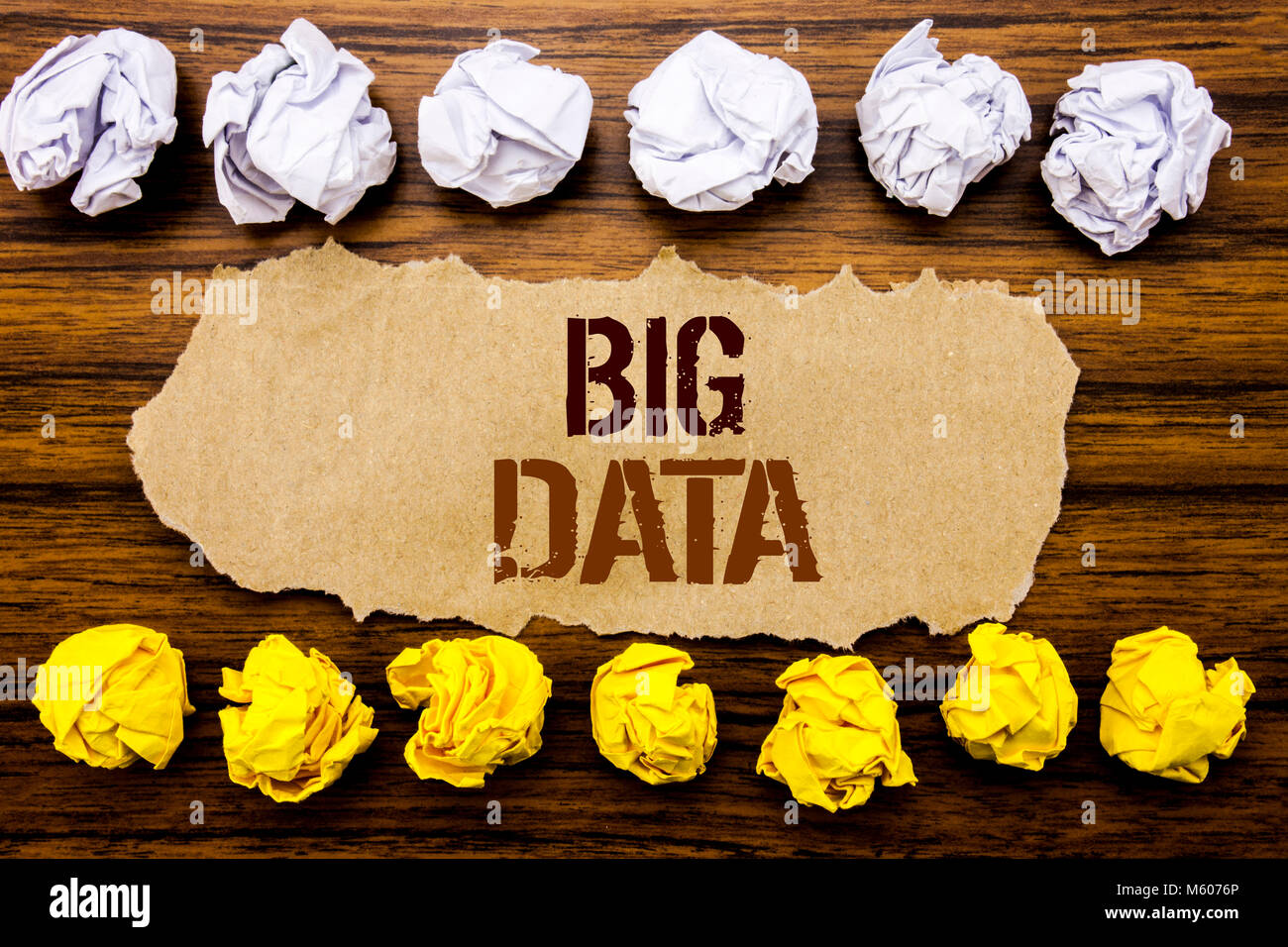 Conceptual hand text word Big Data. Business concept for Digital ...