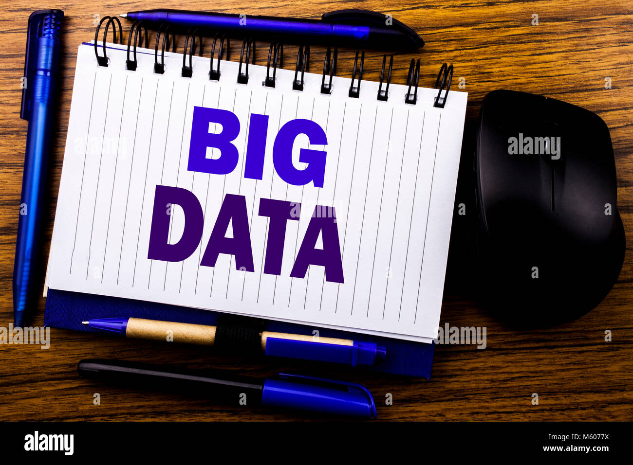 Handwritten text showing Big Data. Business concept for Digital ...