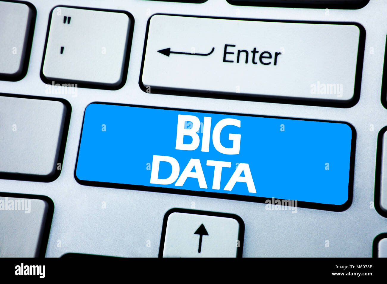 Handwriting Announcement text showing Big Data. Business concept for ...