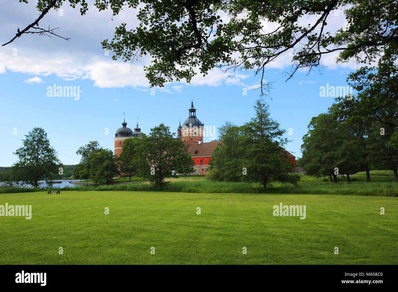 Gripsholm Slott (castle), one of the residences of the Swedish Royal ...