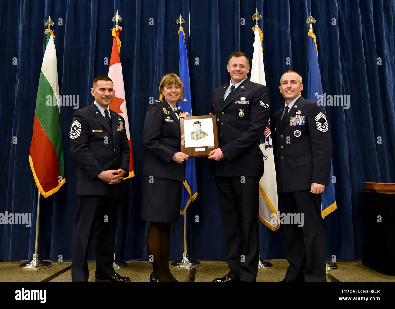 Senior Airman Benjamin Slenker from Rosecrans Air National Guard Base ...