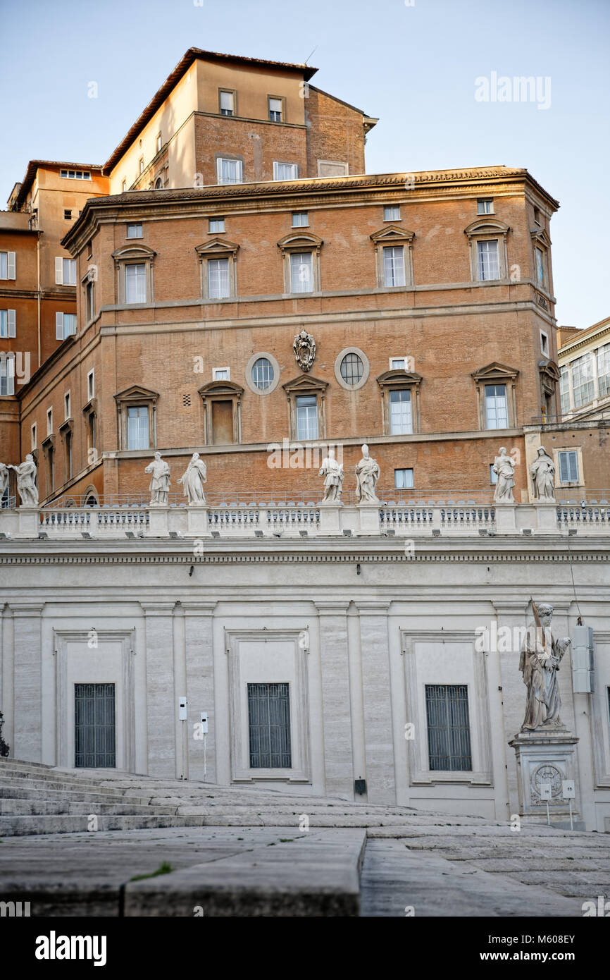 Vatican City. Medieval building, seat of Secretary of State Stock Photo ...