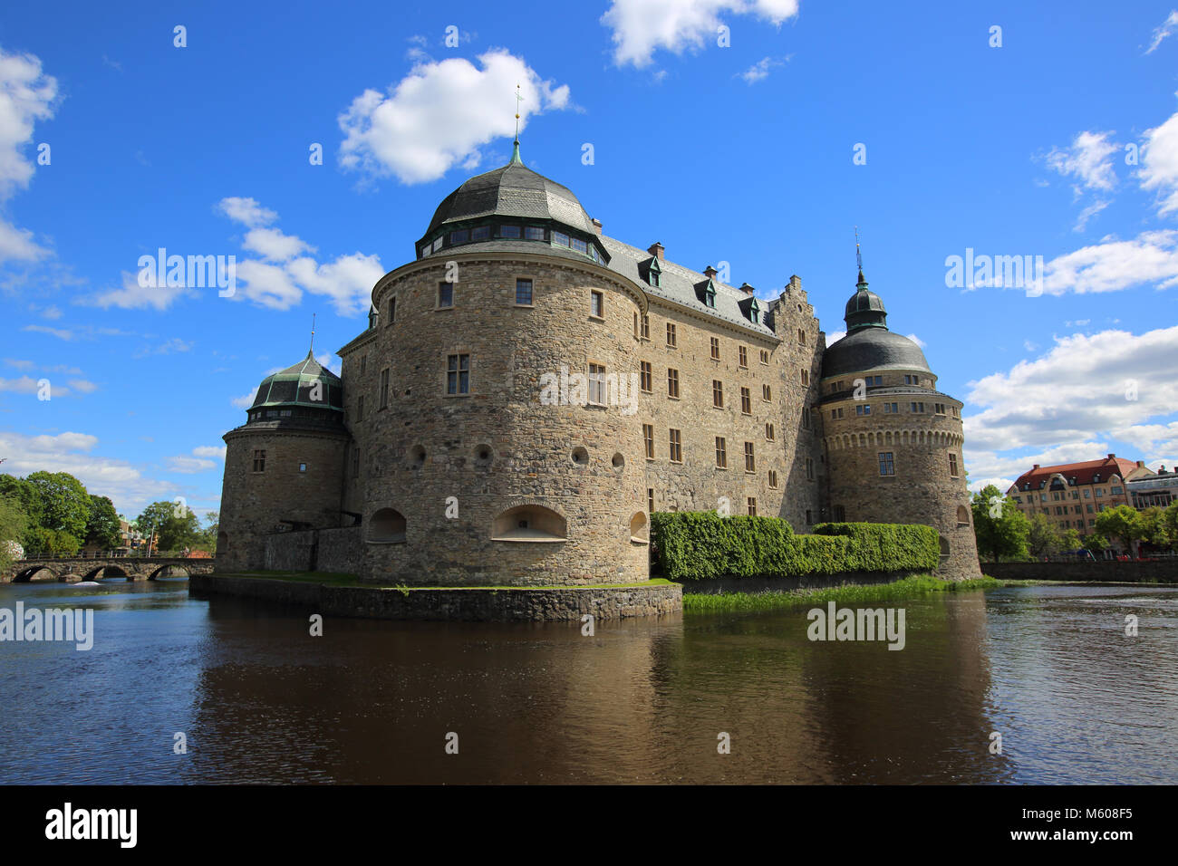 Orebro Castle at sunny summer day, Sweden Stock Photo - Alamy