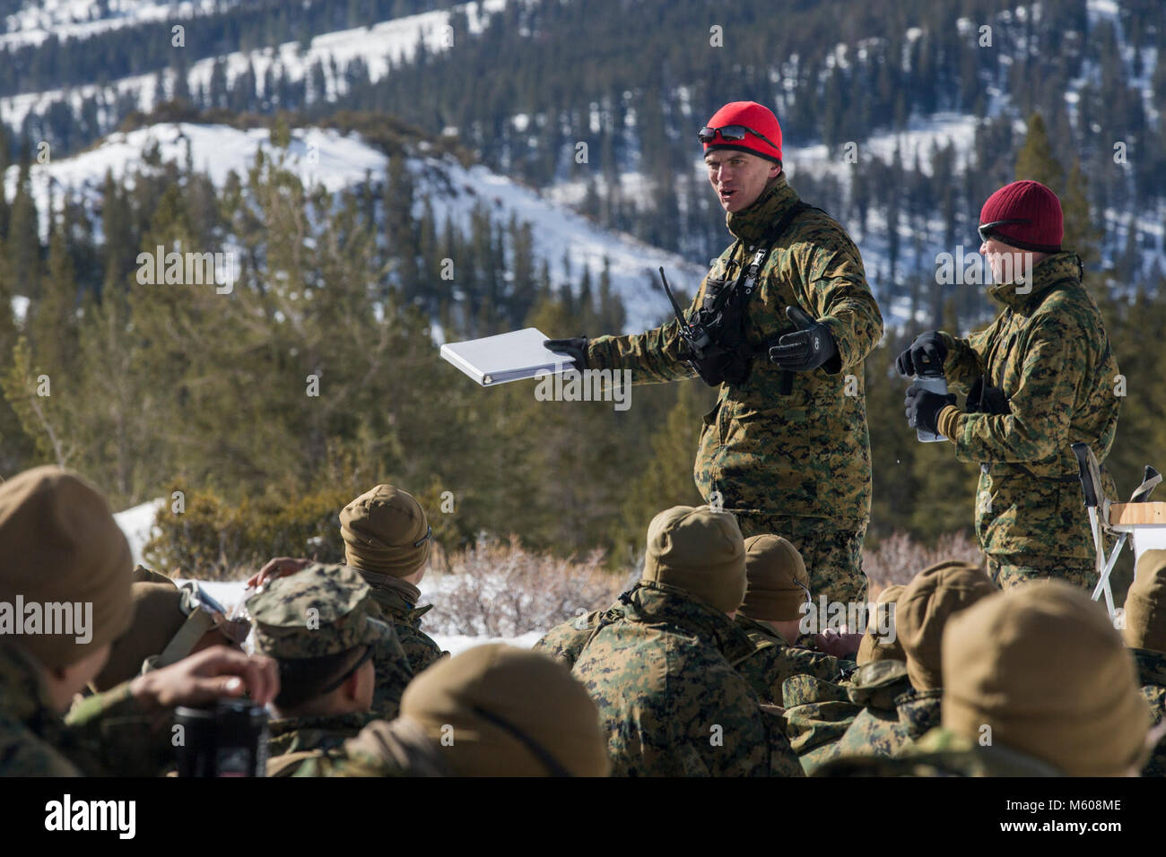 Capt. Edwin Powers, an instructor with the Marine Corps Mountain ...