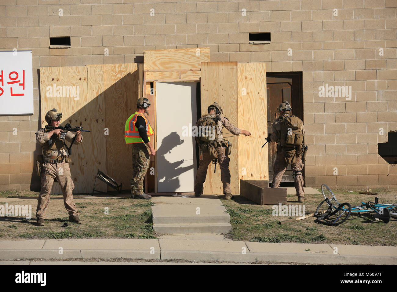 U.S. Marines with the Maritime Raid Force, 13th Marine Expeditionary ...