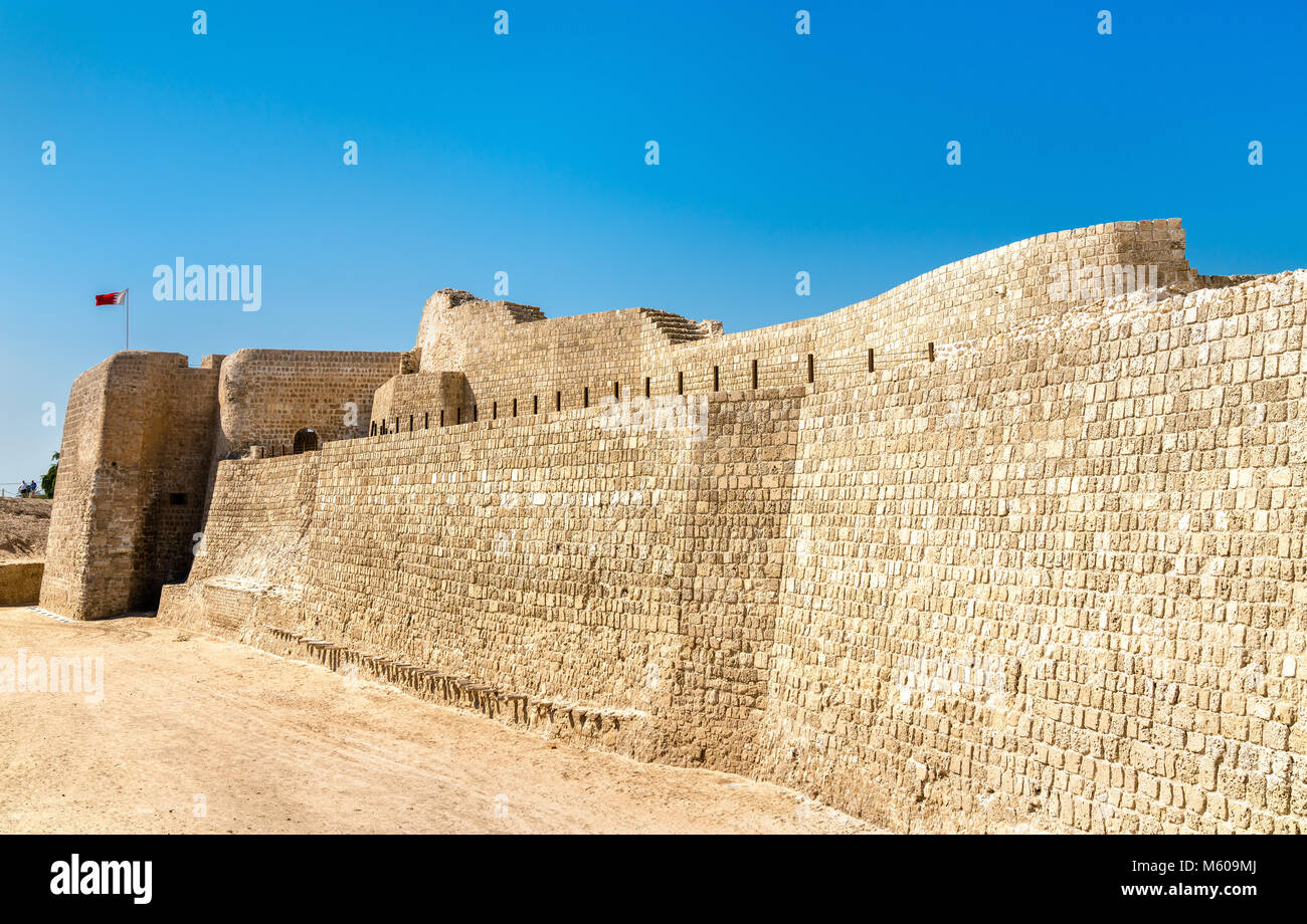 Bahrain Fort or Qal'at al-Bahrain. A UNESCO World Heritage Site Stock ...