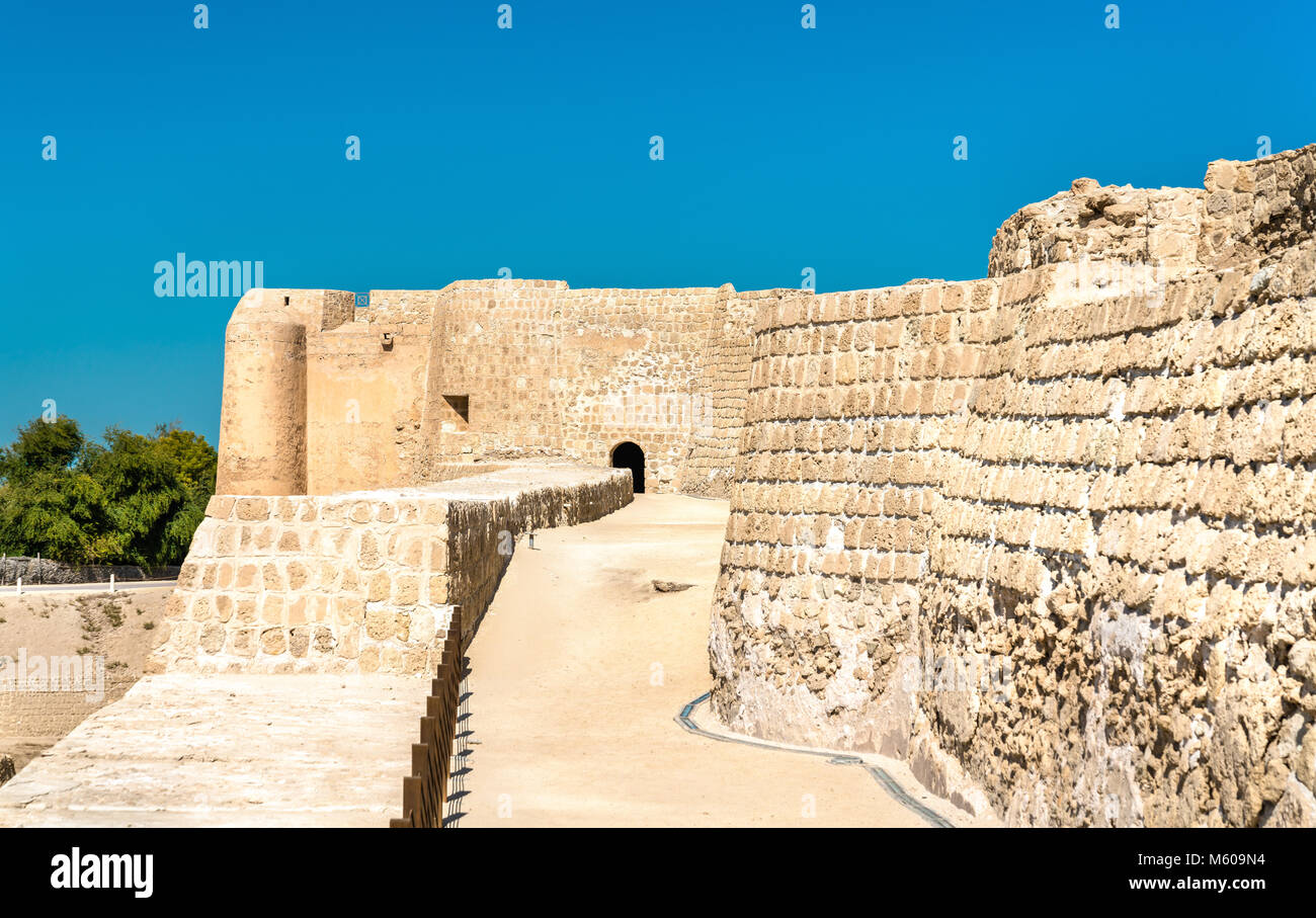 Bahrain Fort or Qal'at al-Bahrain. A UNESCO World Heritage Site Stock ...