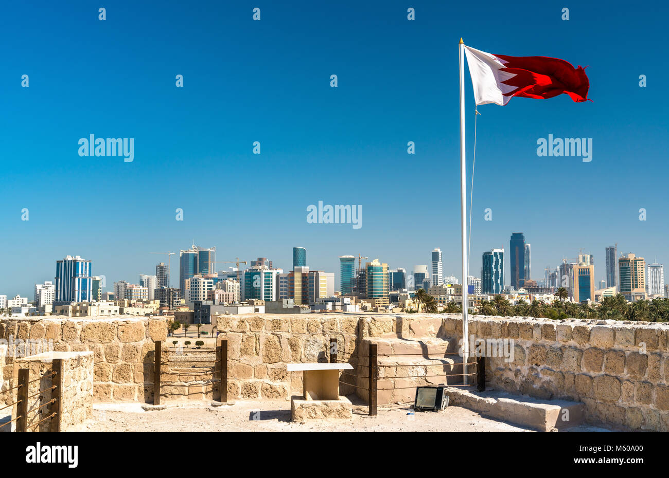 Flag of bahrain hi-res stock photography and images - Alamy