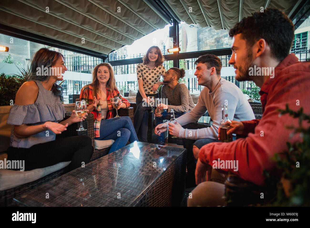 Bar courtyard hi-res stock photography and images - Alamy