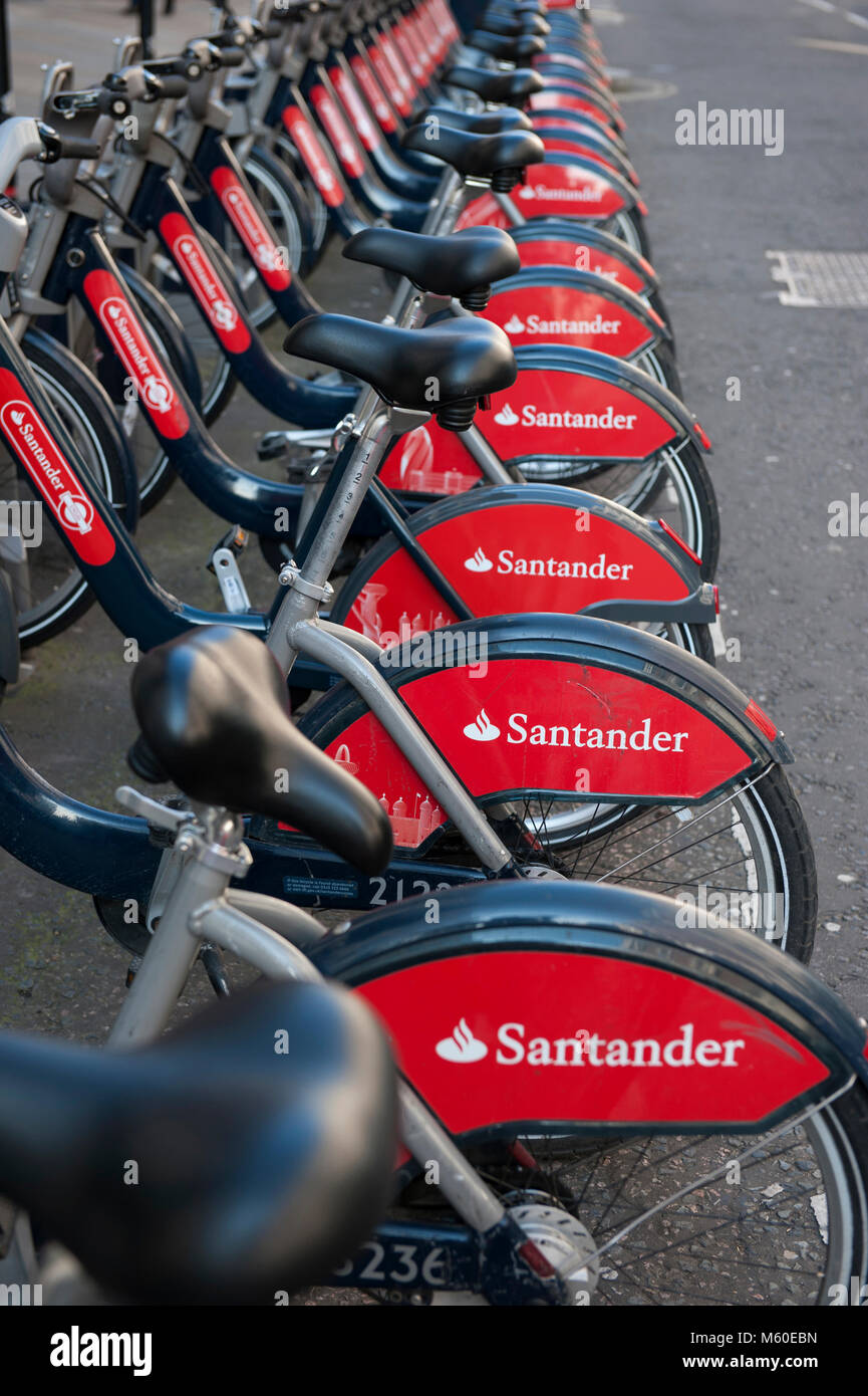 Santander Cycles, a Transport for London scheme Stock Photo - Alamy