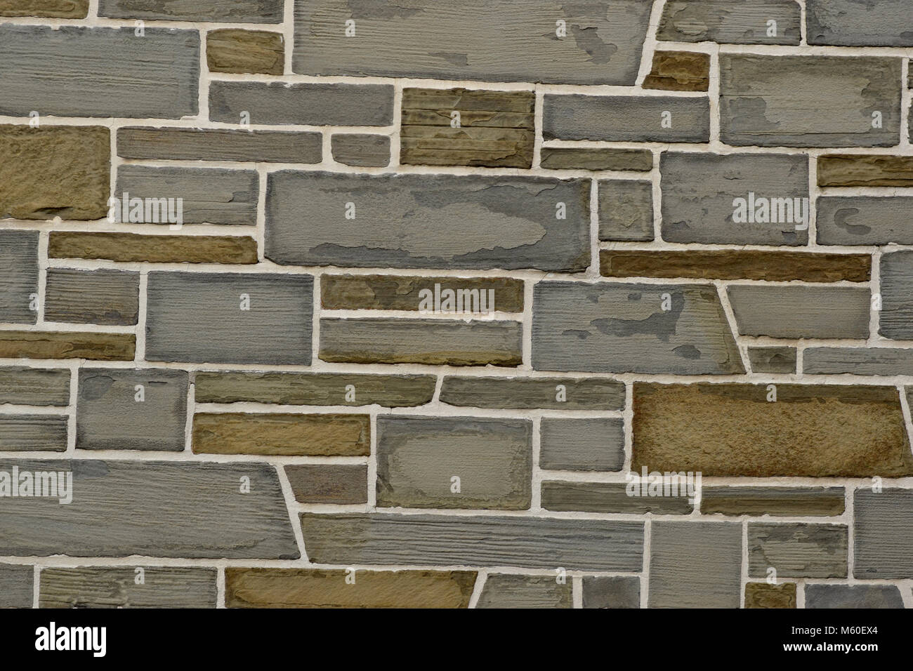 Closeup blue and brown shale cobblestone texture background Stock Photo ...