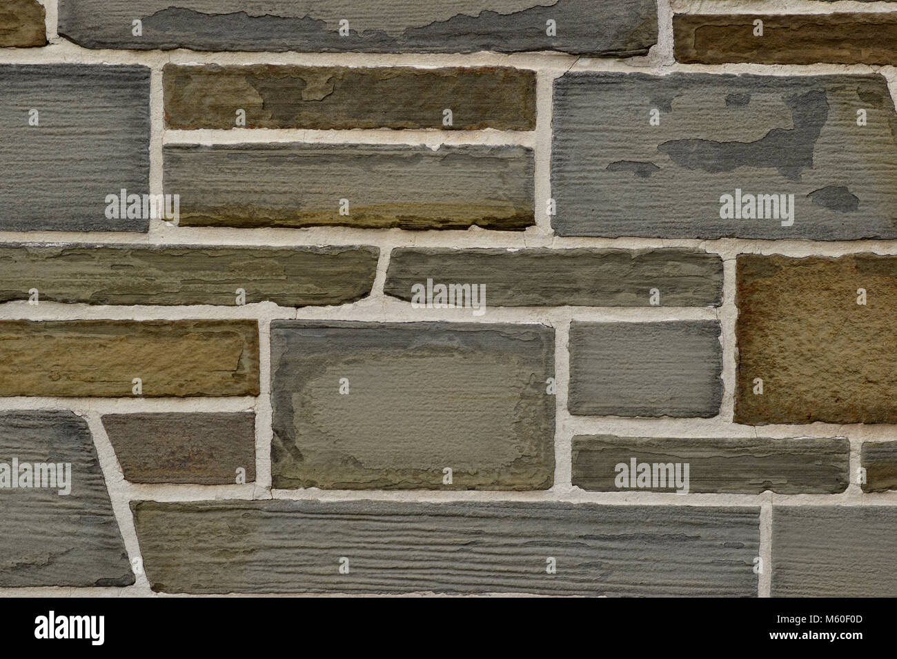 Closeup blue and brown shale cobblestone texture background Stock Photo ...