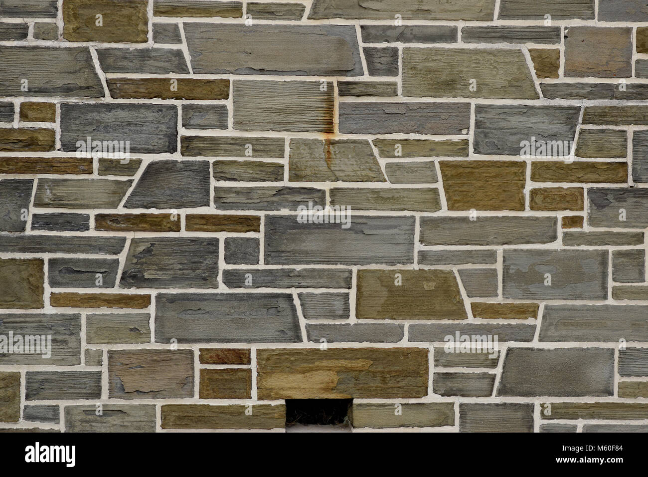 Closeup blue and brown shale cobblestone texture background Stock Photo ...