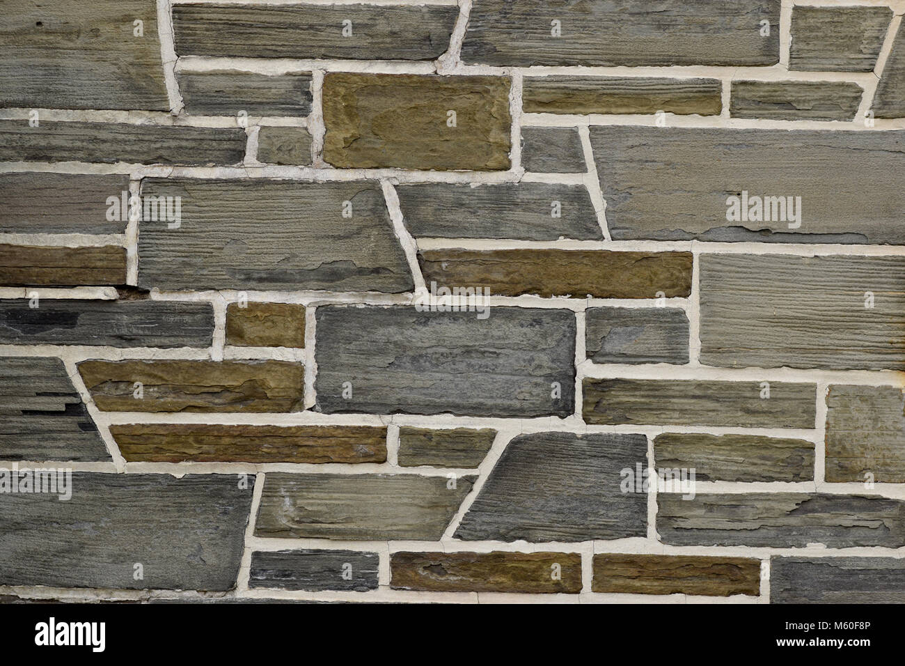 Closeup blue and brown shale cobblestone texture background Stock Photo ...