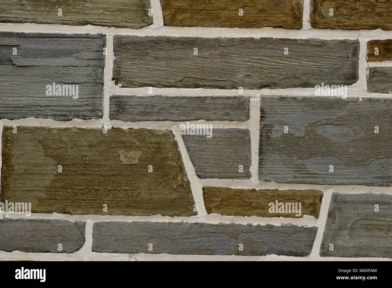 Closeup blue and brown shale cobblestone texture background Stock Photo ...