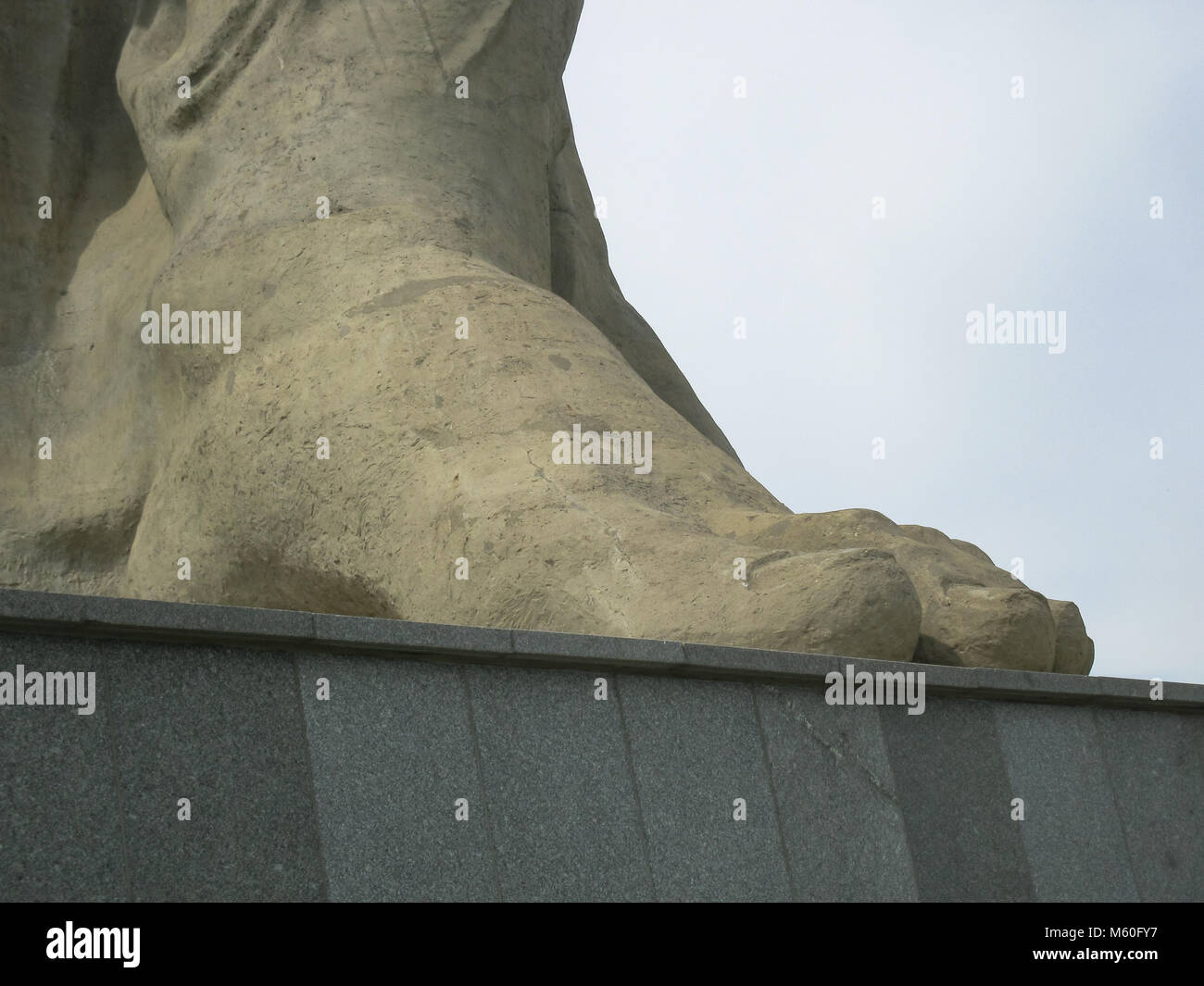 foot statue Rodina Mat Volgograd the largest sculpture Stock Photo - Alamy