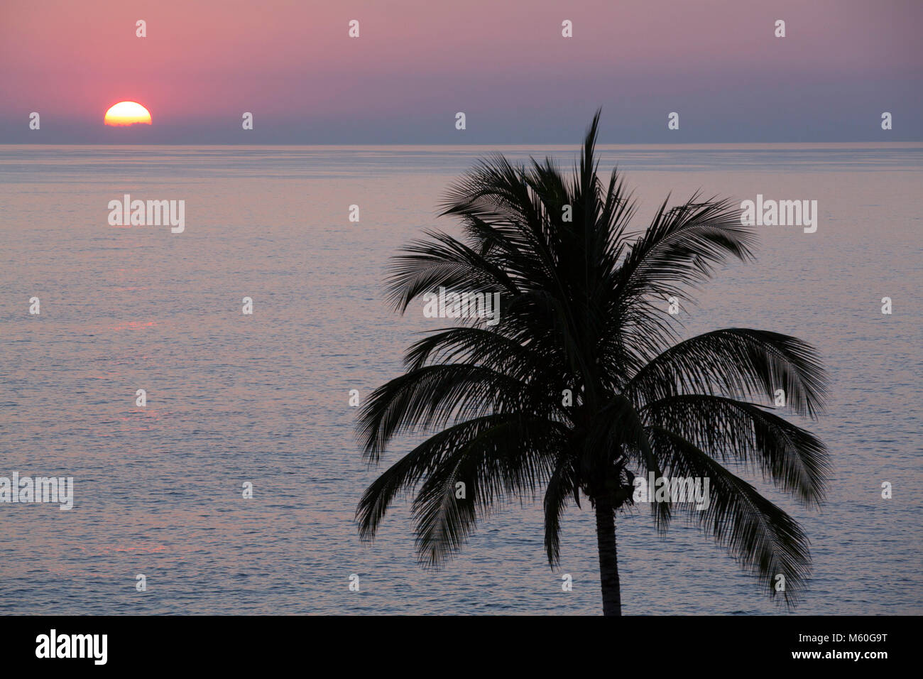 Sunset, Puerto Escondido, Oaxaca, Mexico Stock Photo - Alamy