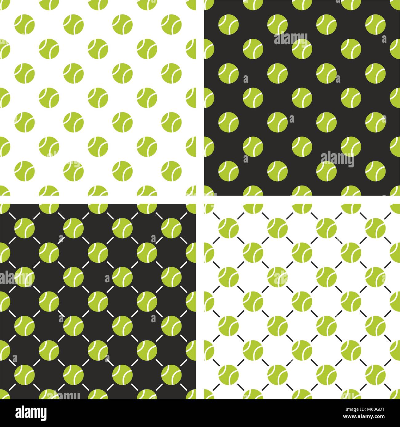 Tennis ball ornament Stock Vector Images - Alamy