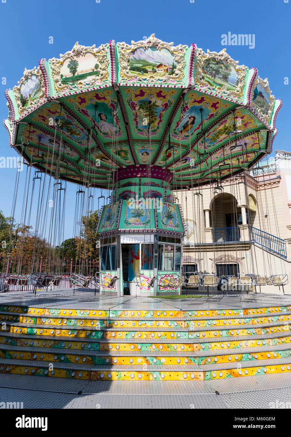 Swing ride prater amusement park hi-res stock photography and images ...