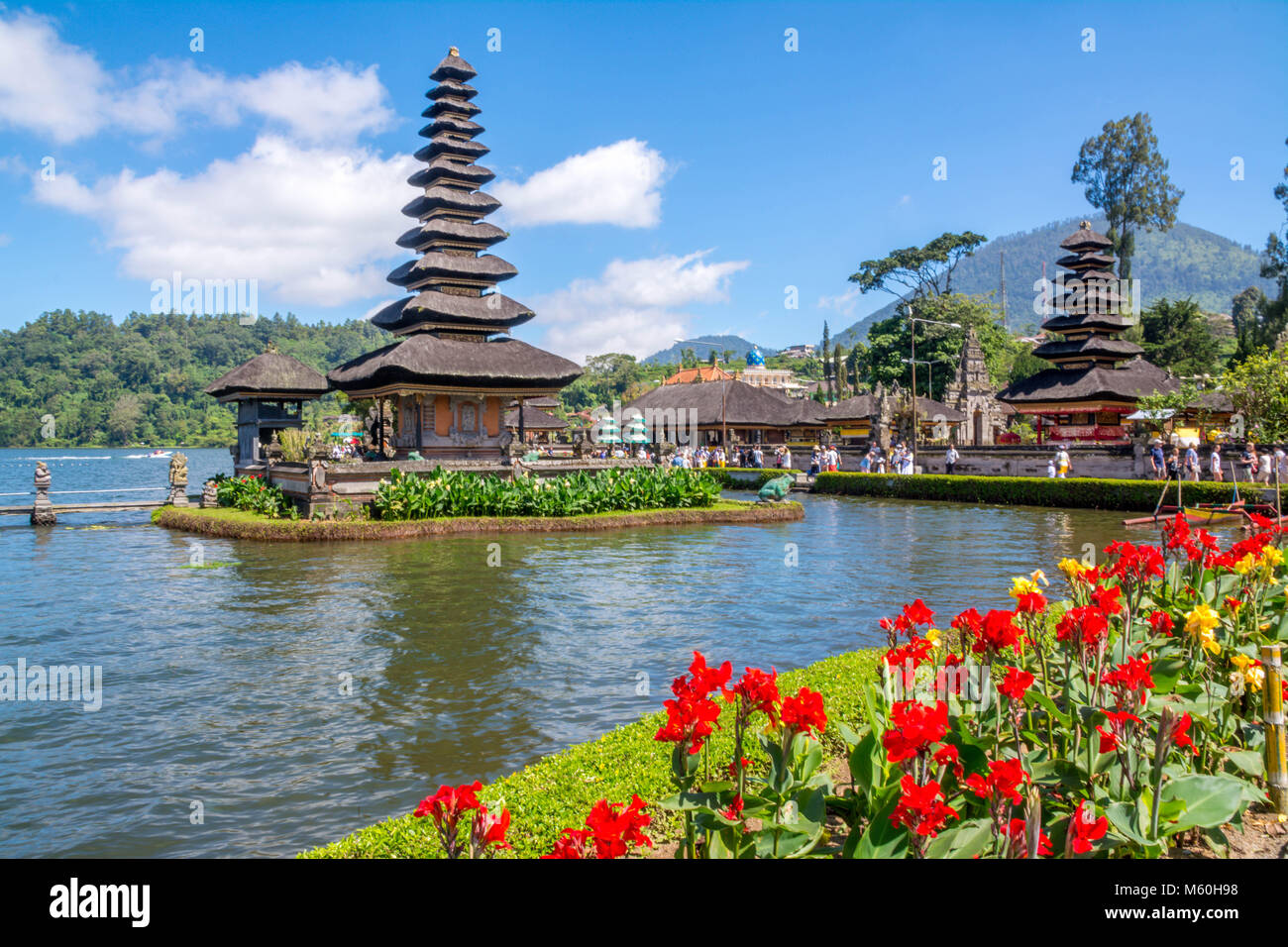 Pura Ulun Danu Bratan at Bali, Indonesia - Asia, Bali, Indonesia, Lake ...