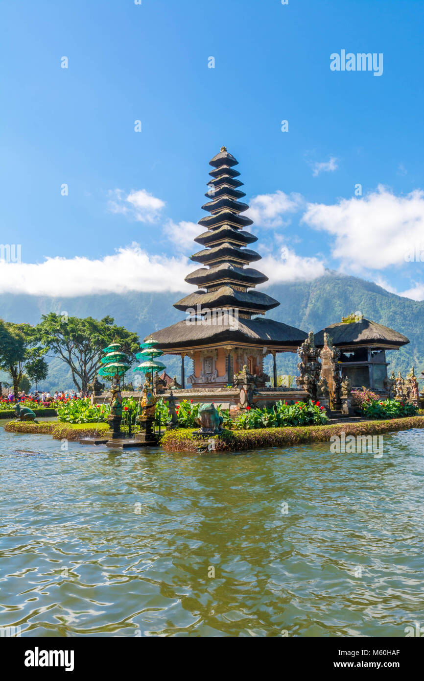 Pura Ulun Danu Bratan at Bali, Indonesia - Asia, Bali, Indonesia, Lake ...
