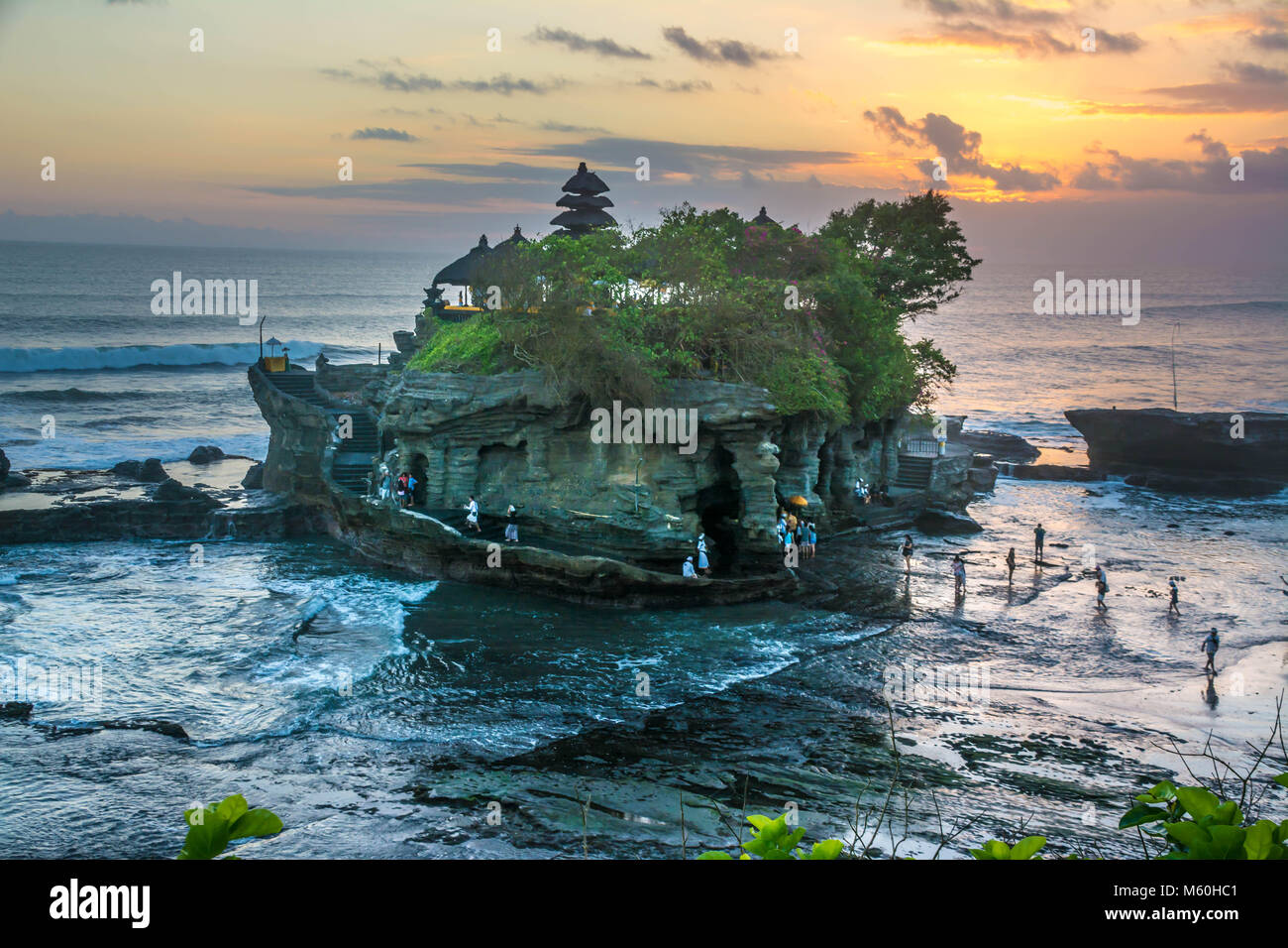 Tanal lot Temple in bali Indonesia Stock Photo - Alamy