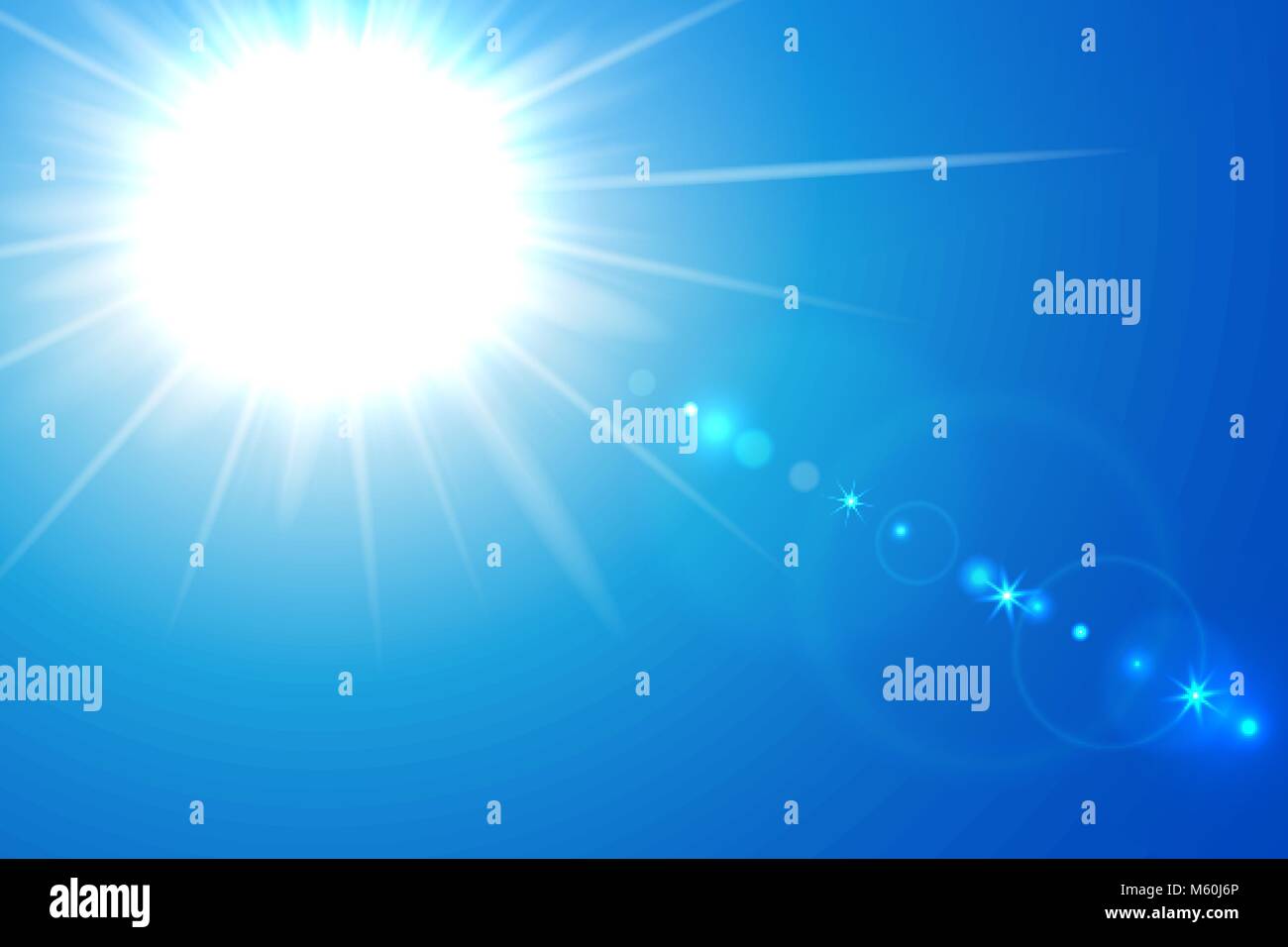 Defocused white lens flare Stock Vector Images - Alamy
