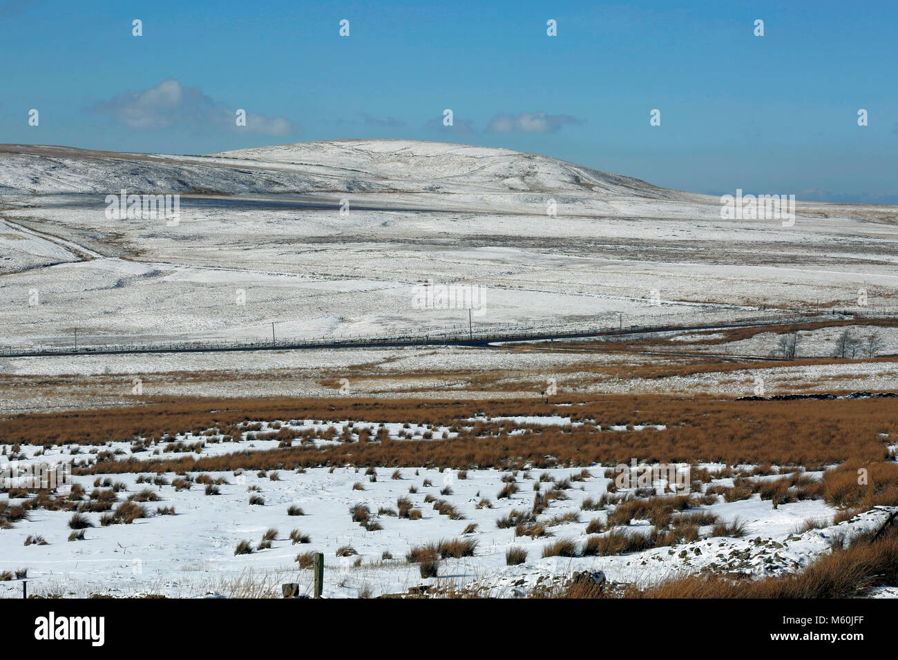 View of the West Pennine Moors in Winter Stock Photo - Alamy