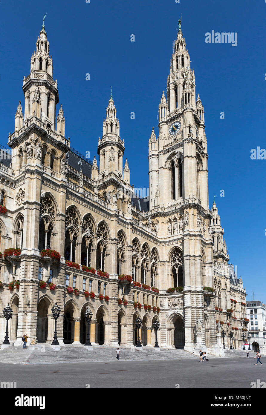 The Rathaus, Rathausplatz, Wien, Vienna, Austria Stock Photo - Alamy