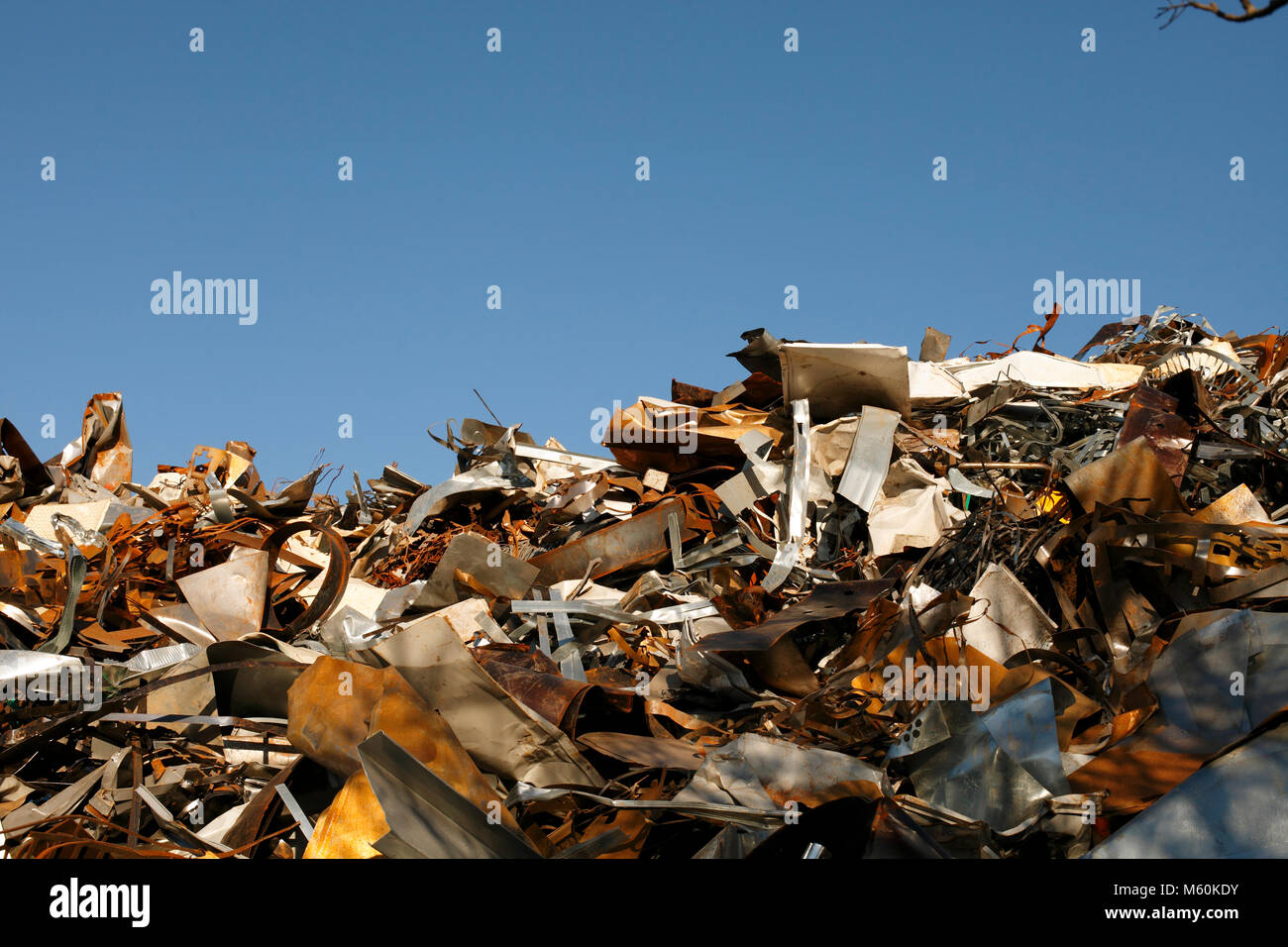 Celsa steelworks in Tremorfa, Cardiff, South Wales. Metal recycling ...