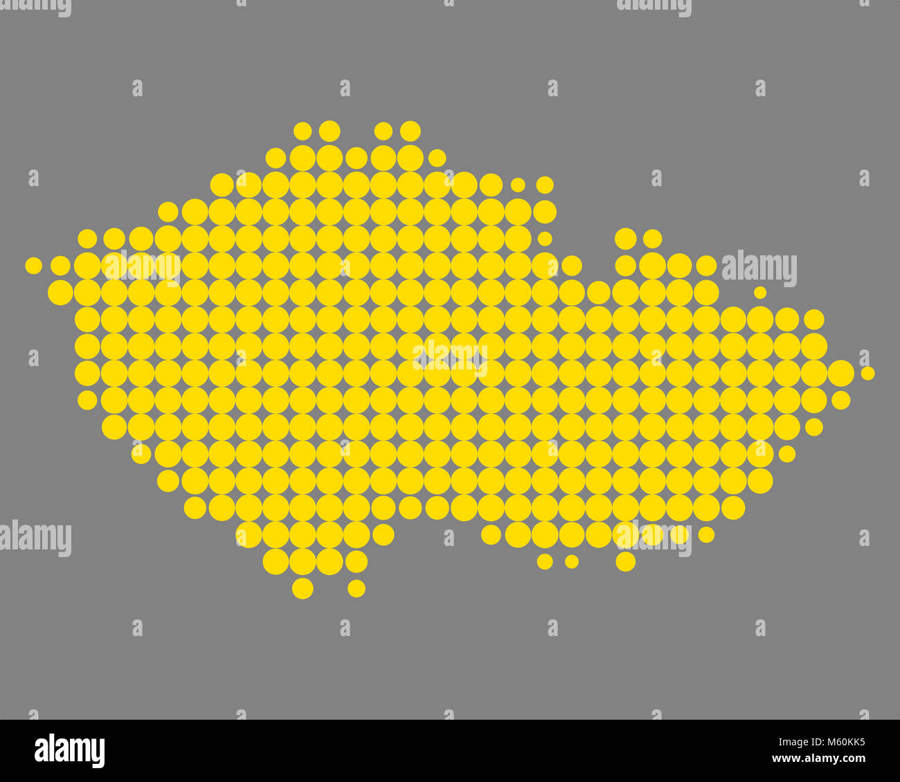 Map of Tschechien Stock Photo - Alamy