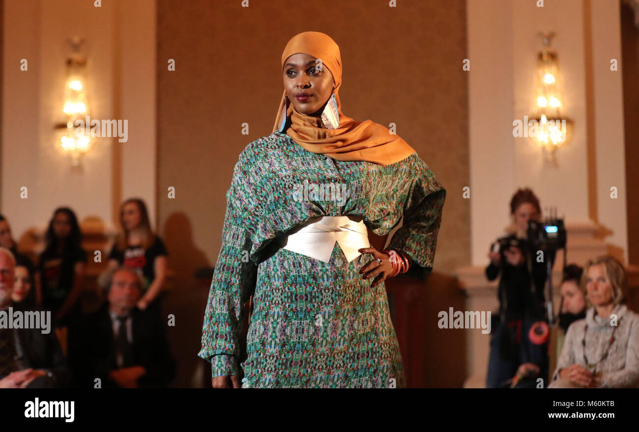 Ifrah Ahmed playing a cameo role during filming at the Westin Hotel in ...