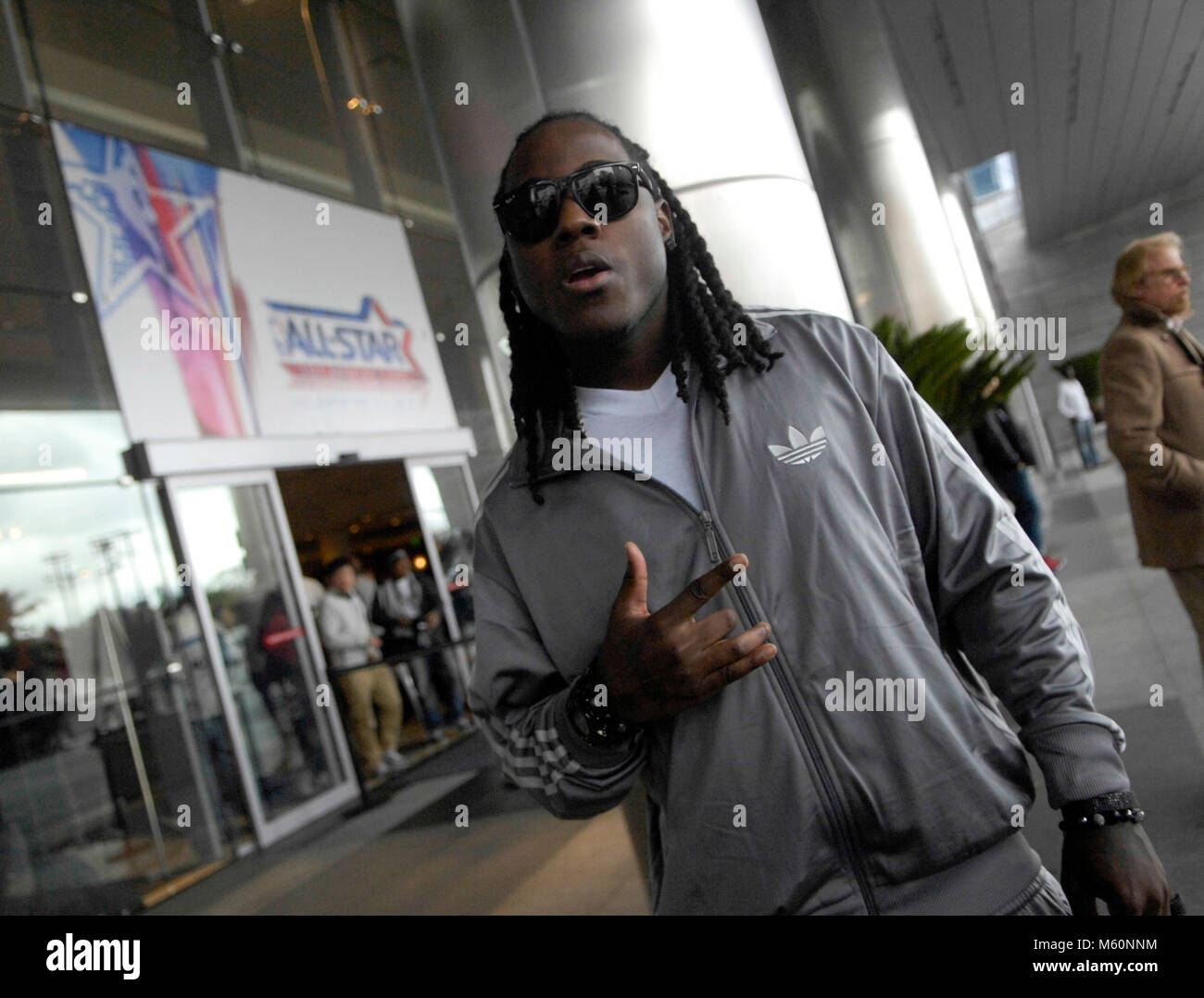 Rapper Ace Hood attends an All Star Weekend gifting suite at the ...